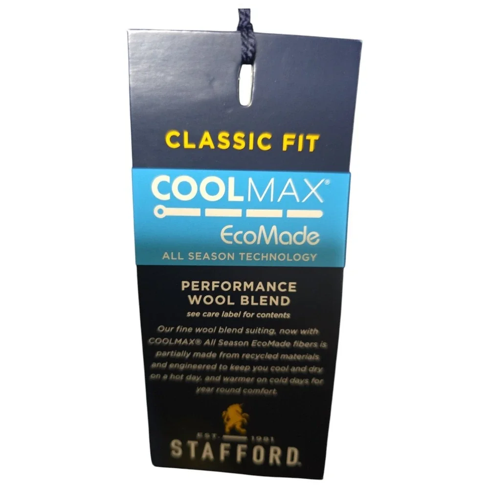 Stafford | Suits & Blazers | Stafford Mens Classic Fit Wool Blend ...